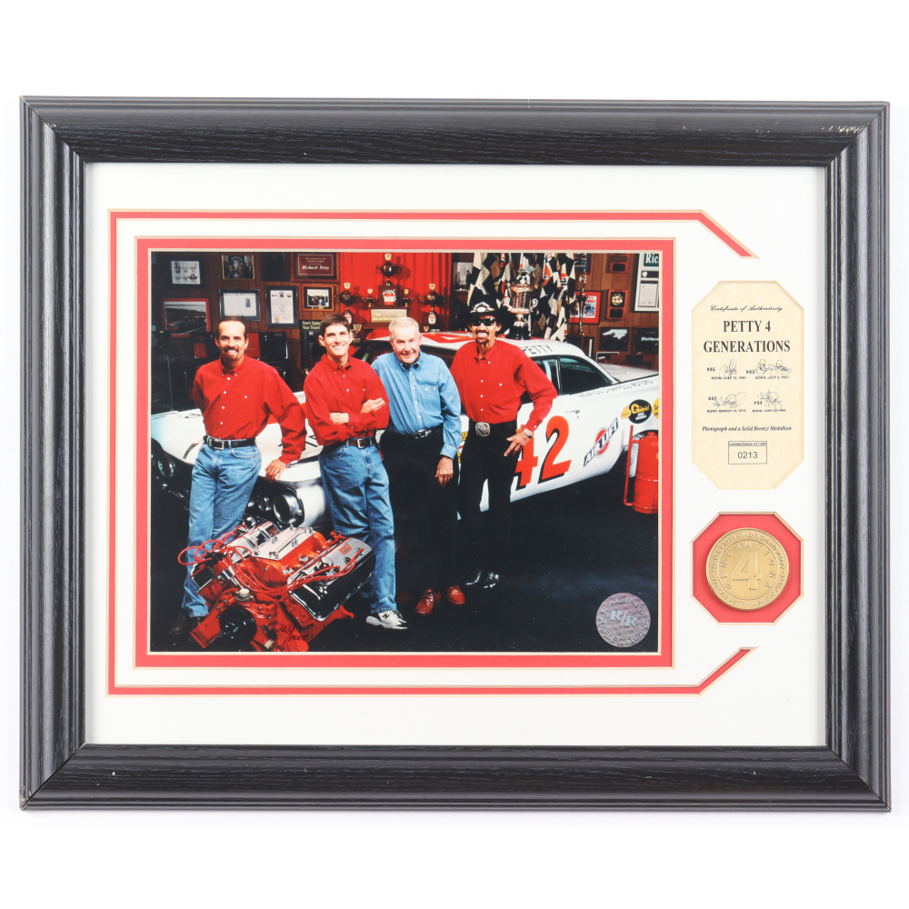 Petty 4 Generations Limited Edition Framed Photo with Coin Owned by ...