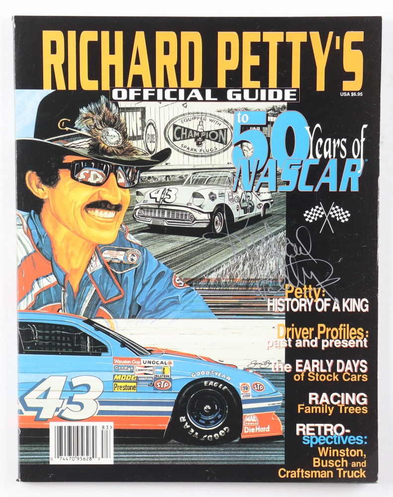Richard Petty Signed Original Vintage "Richard Petty's Official Guide ...