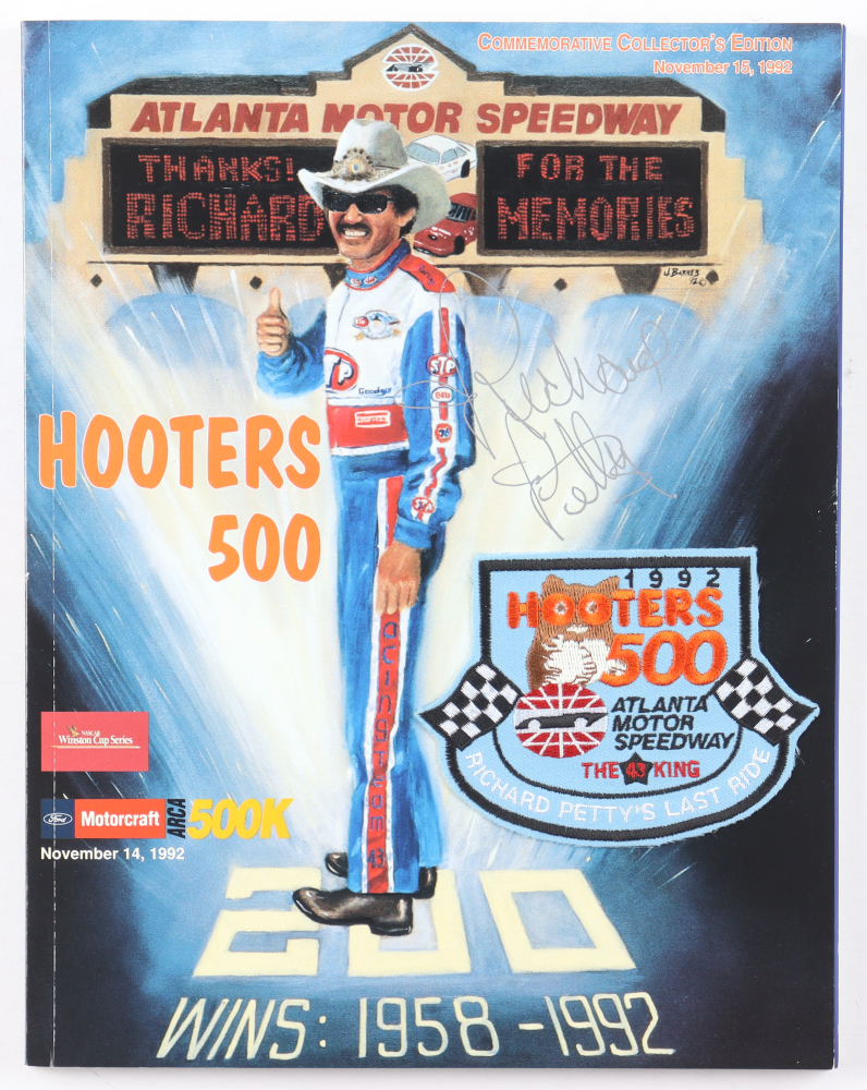 Richard Petty Signed Original Vintage 1992 Atlanta Program Owned by ...