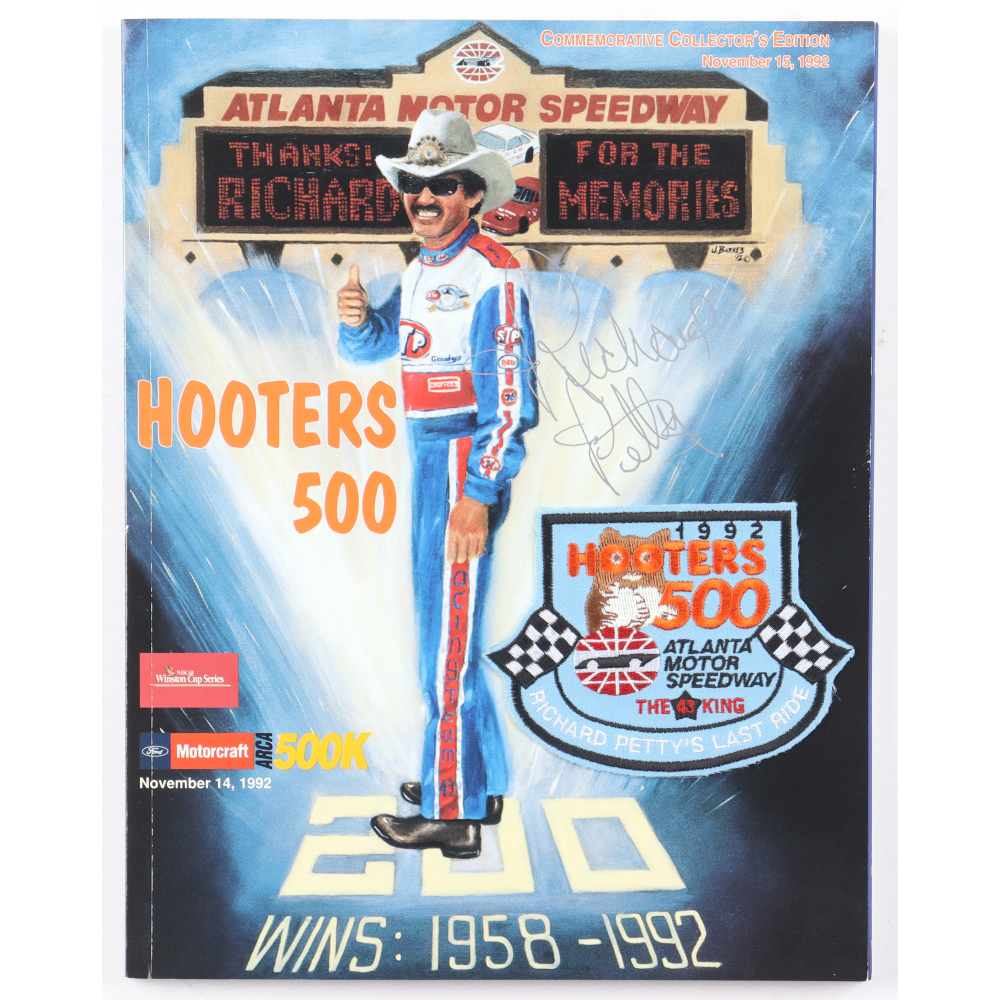 Richard Petty Signed Original Vintage 1992 Atlanta Program Owned by ...