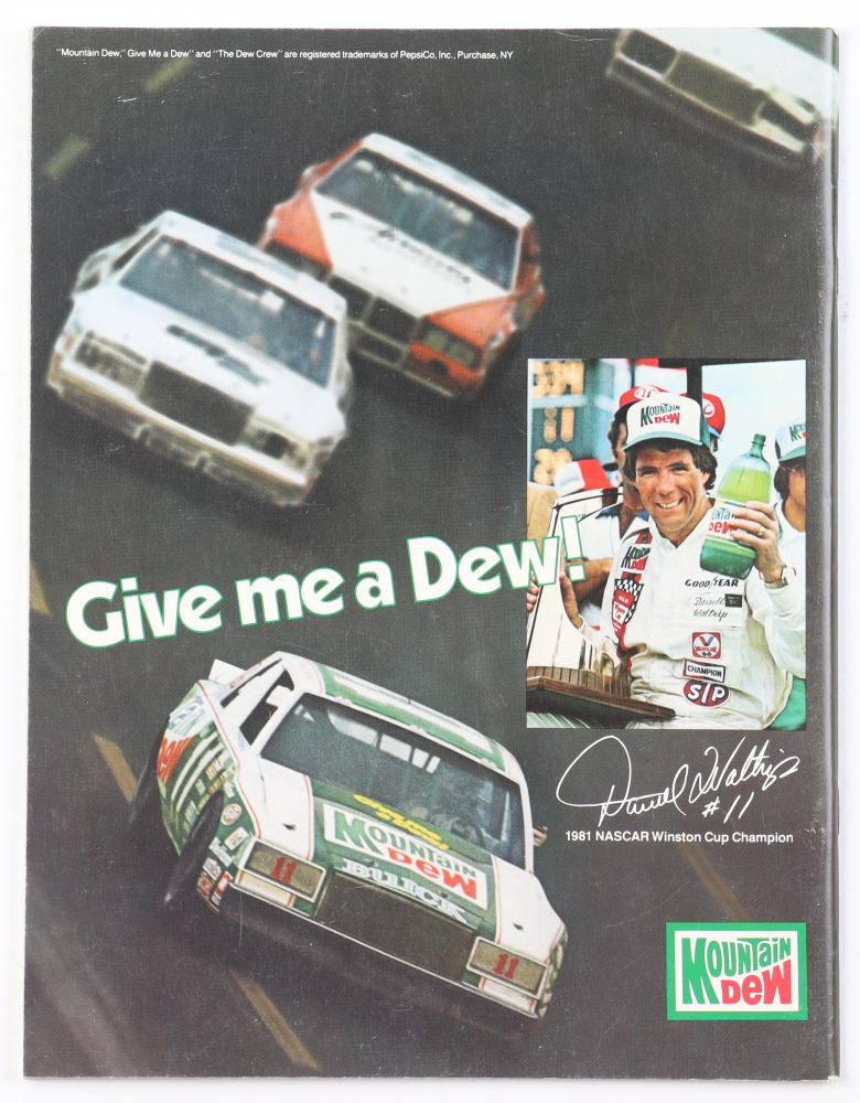 Richard Petty Signed Original Vintage 1982 Michigan Program Owned by ...