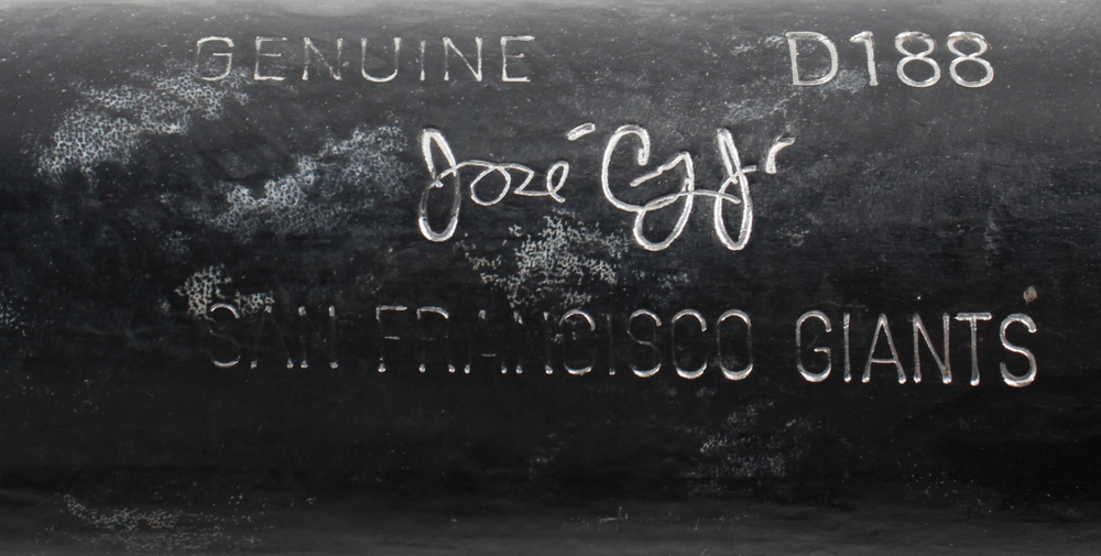 Jose Cruz Jr. Game-Used Louisville Slugger Player Model Baseball Bat ...