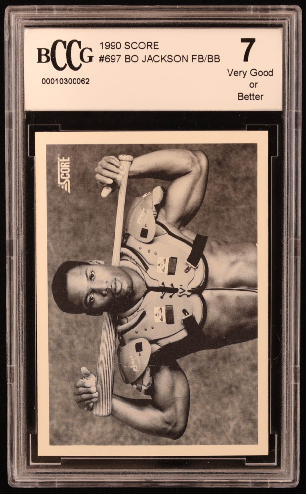 Bo Jackson 1990 Score #697 FB/BB (BCCG 7) | Pristine Auction