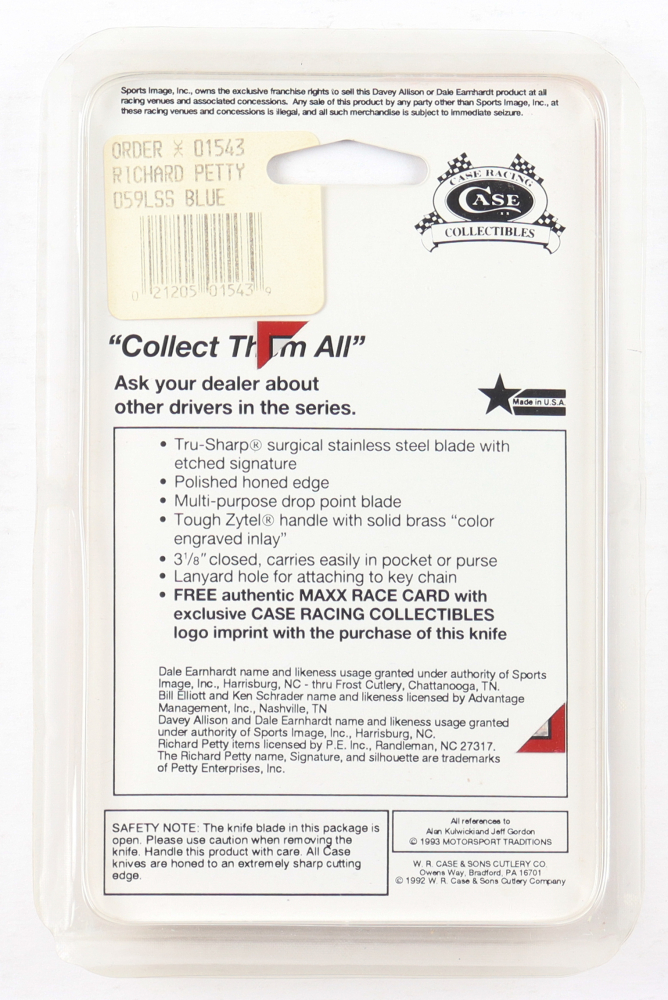 Richard Petty Collector's Edition Pocket Knife in Original Packaging ...