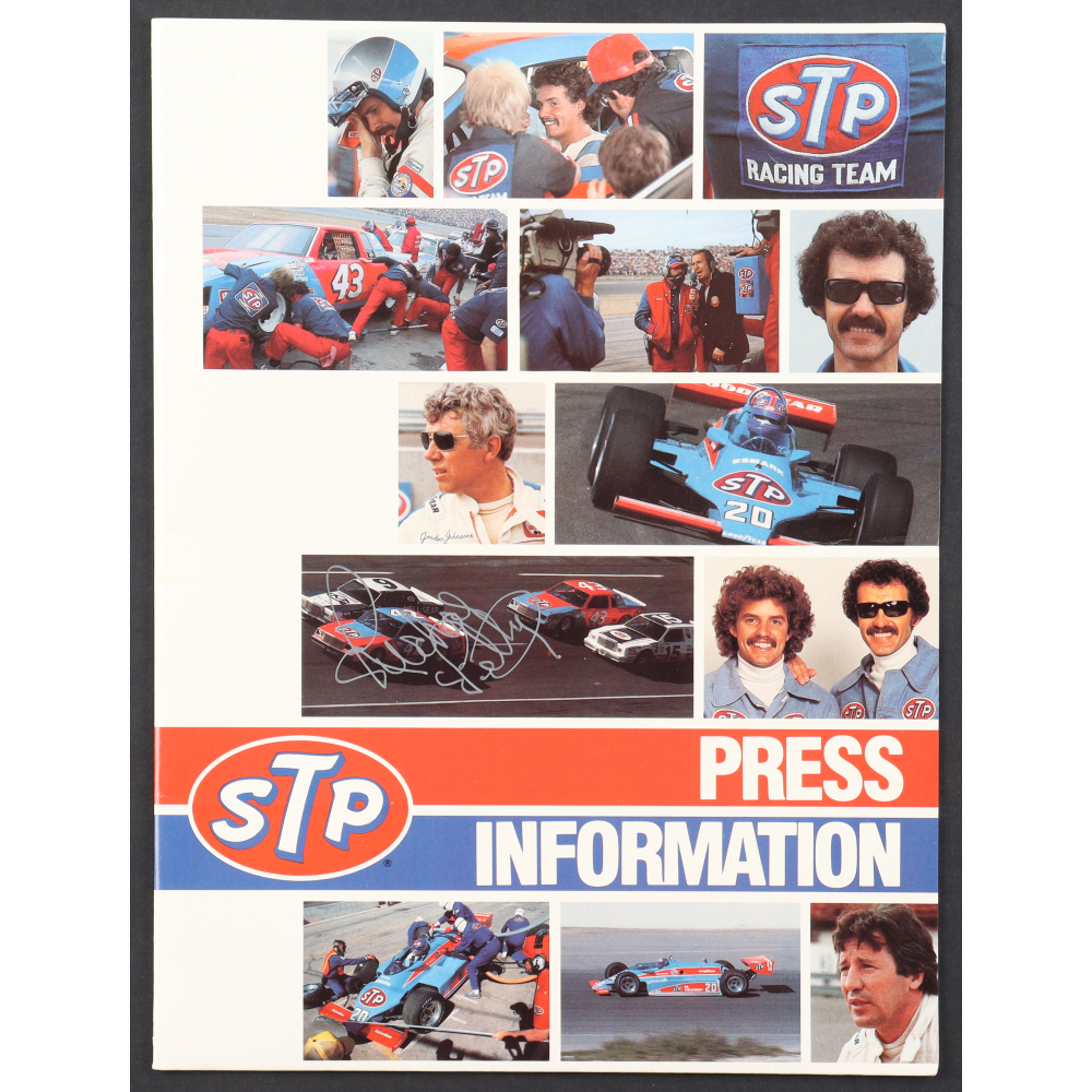 Richard Petty Signed Original 1981 STP Racing Team Press Information ...