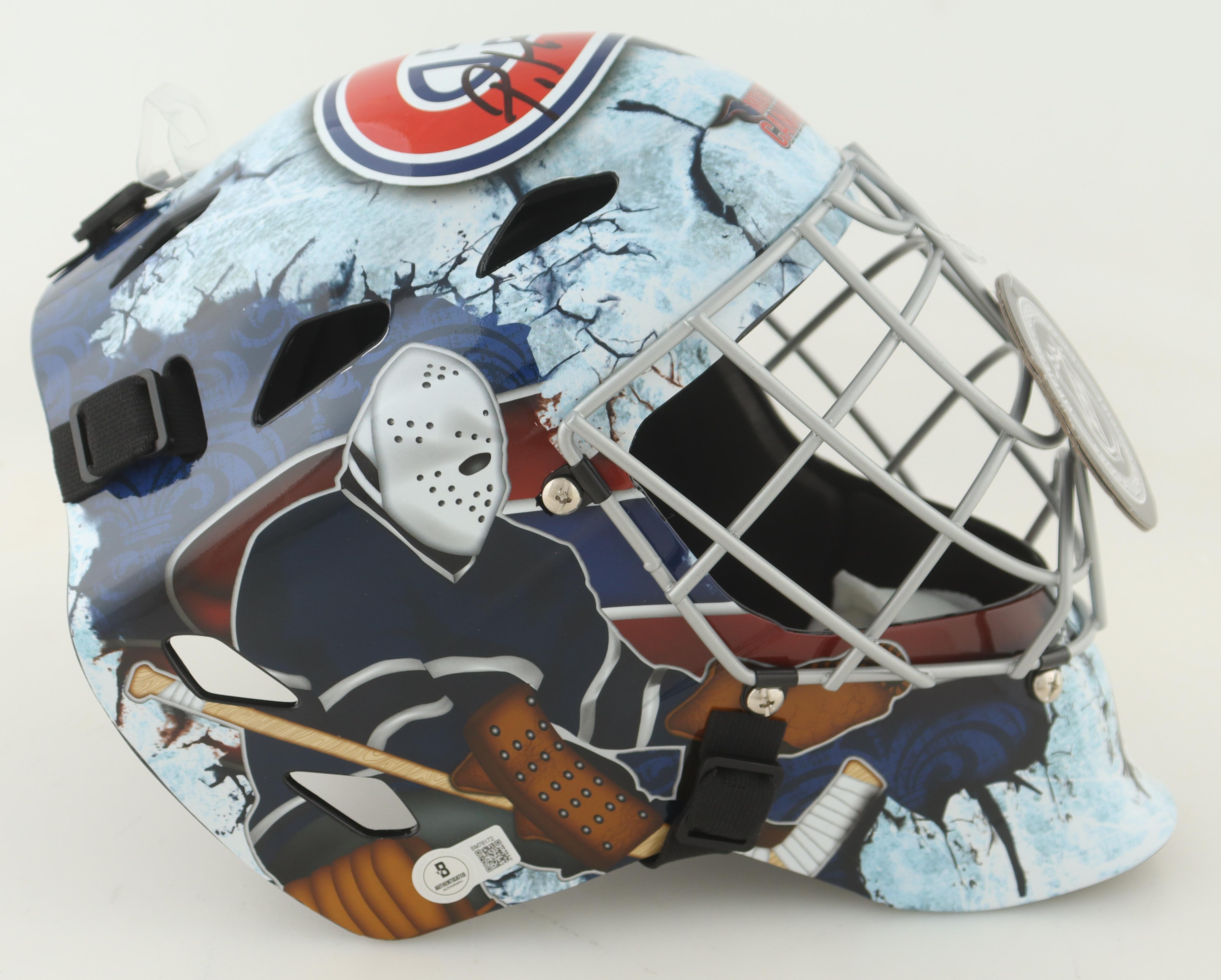 Patrick Roy Signed Canadiens Full-Size Goalie Mask (Beckett) | Pristine ...