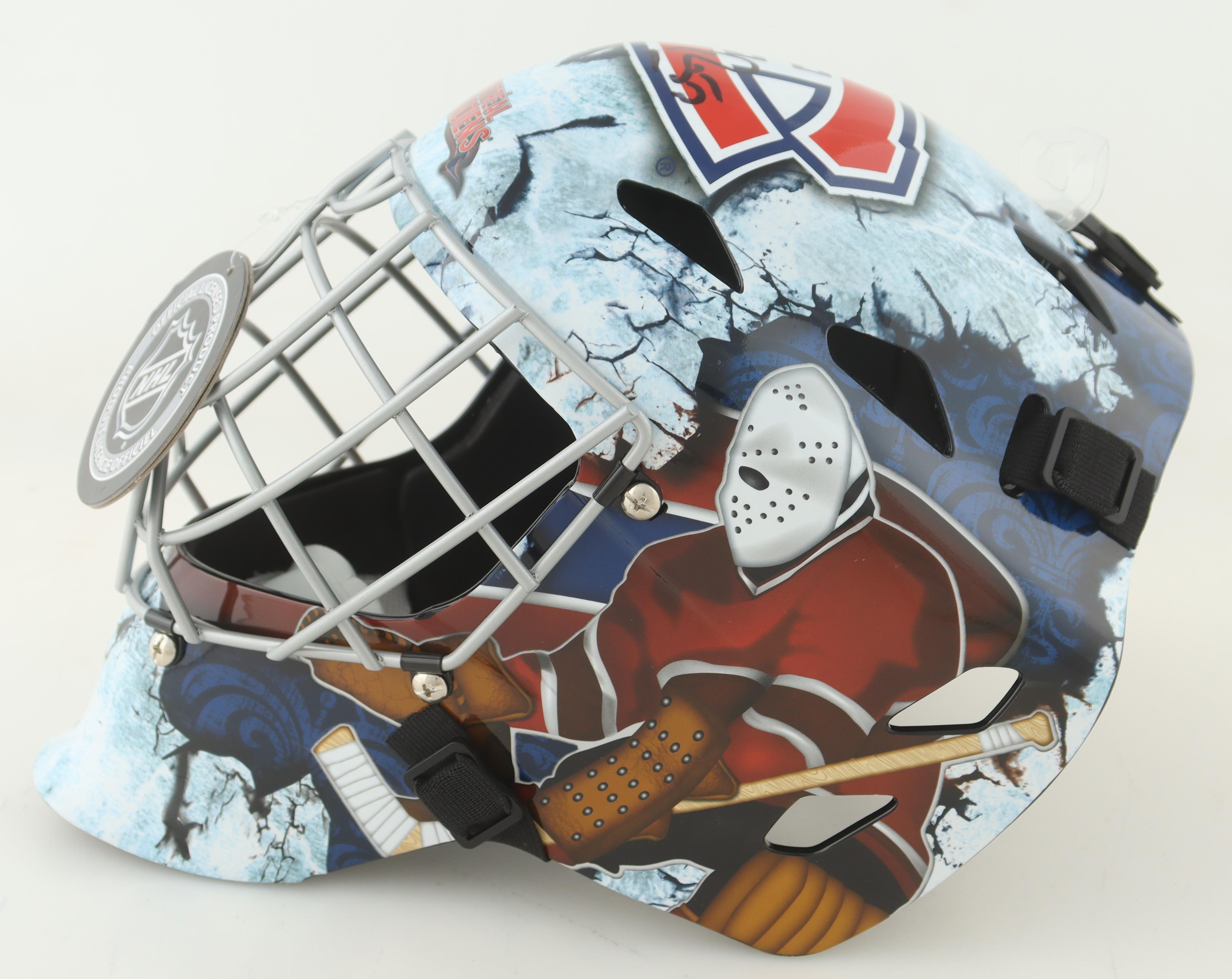 Patrick Roy Signed Canadiens Full-Size Goalie Mask (Beckett) | Pristine ...