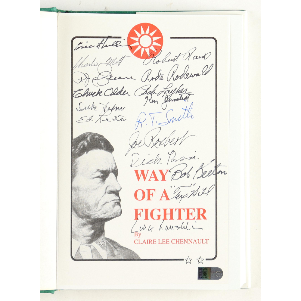 WWII Flying Tigers "Way of a Fighter" Hardcover Book Signed By (16 ...