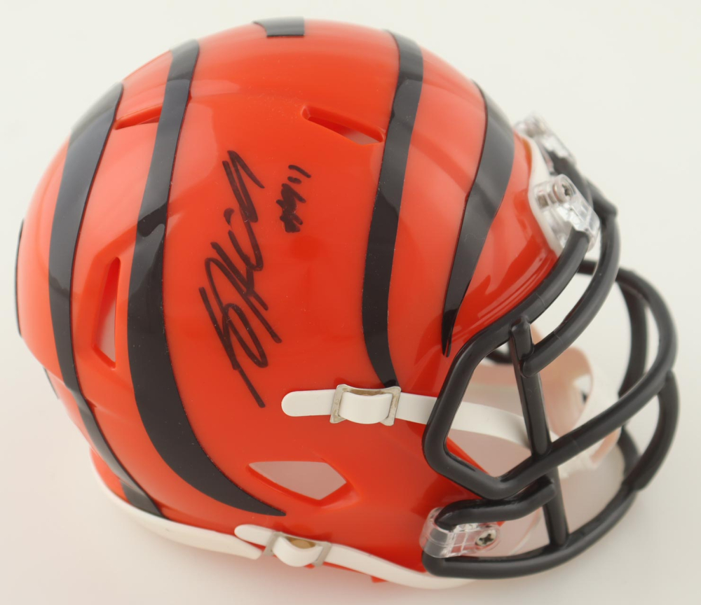 Sam Hubbard Signed Bengals Speed Mini Helmet (JSA) | Pristine Auction