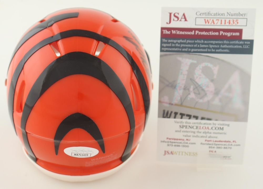 Sam Hubbard Signed Bengals Speed Mini Helmet (JSA) | Pristine Auction