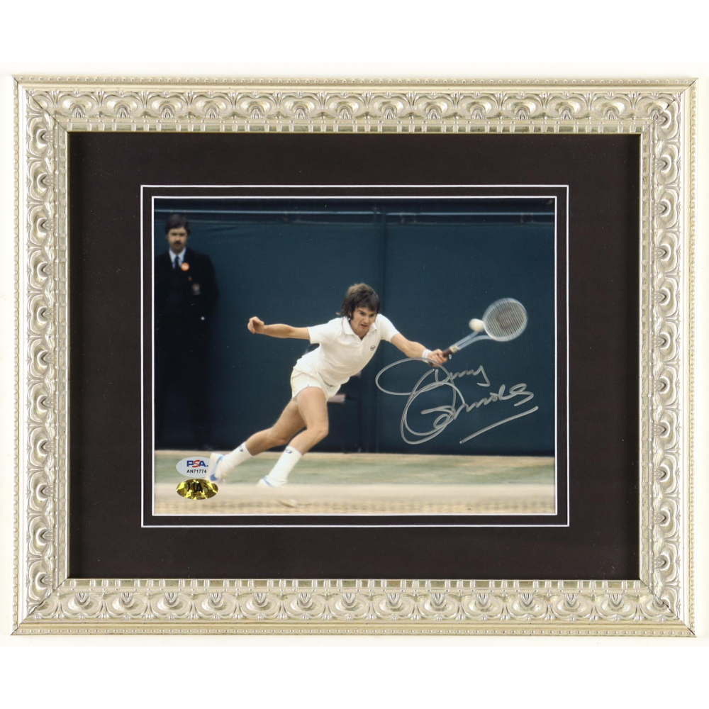 Jimmy Connors Signed Custom Framed Photo Display (PSA & MAB) | Pristine ...