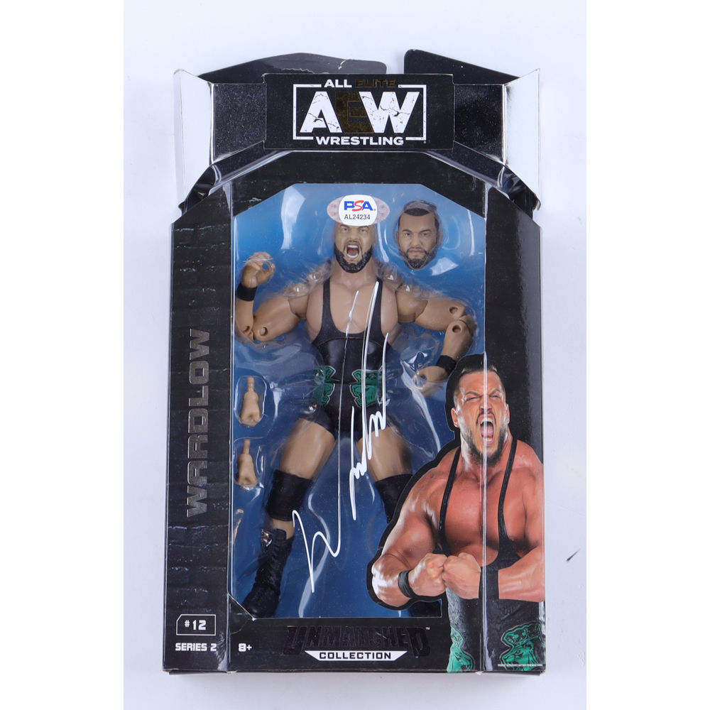 Wardlow Signed AEW Unmatched Collection Action Figure (PSA) | Pristine ...