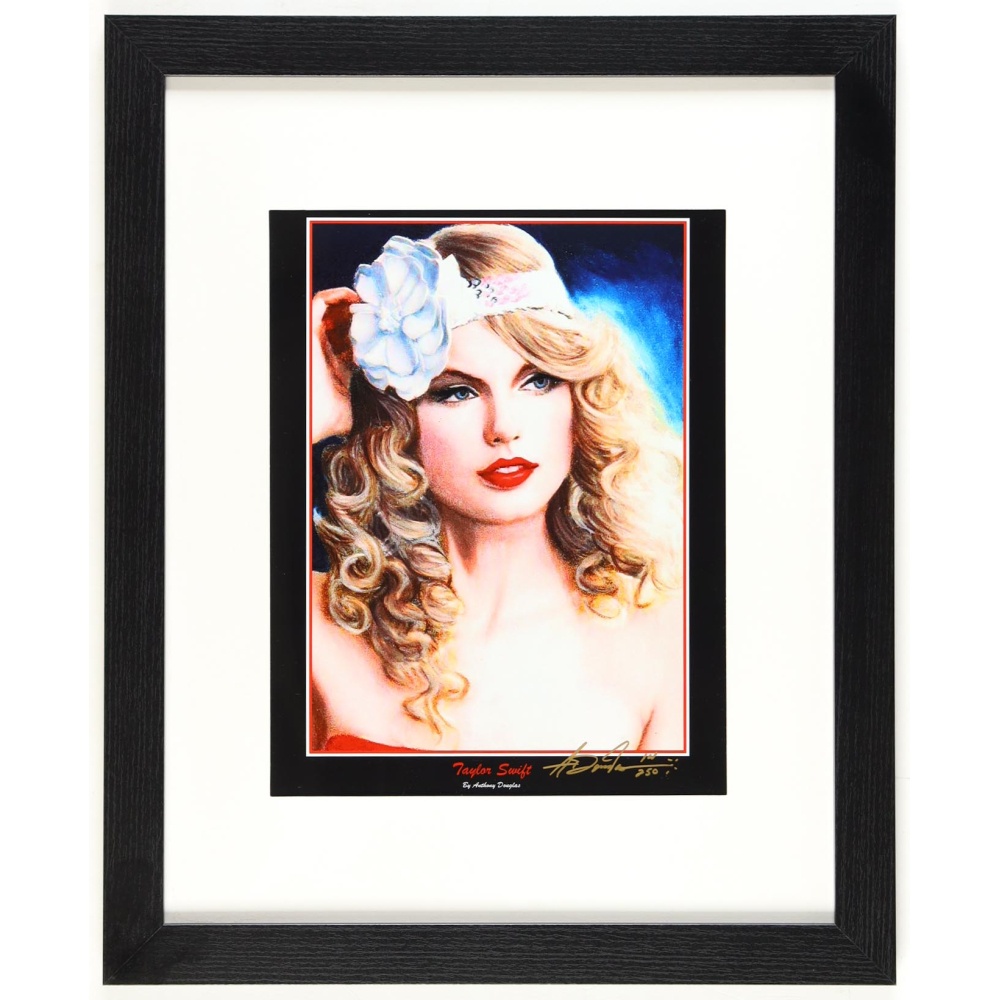 "Taylor Swift" LE Custom Framed Lithograph Print Display By Anthony ...