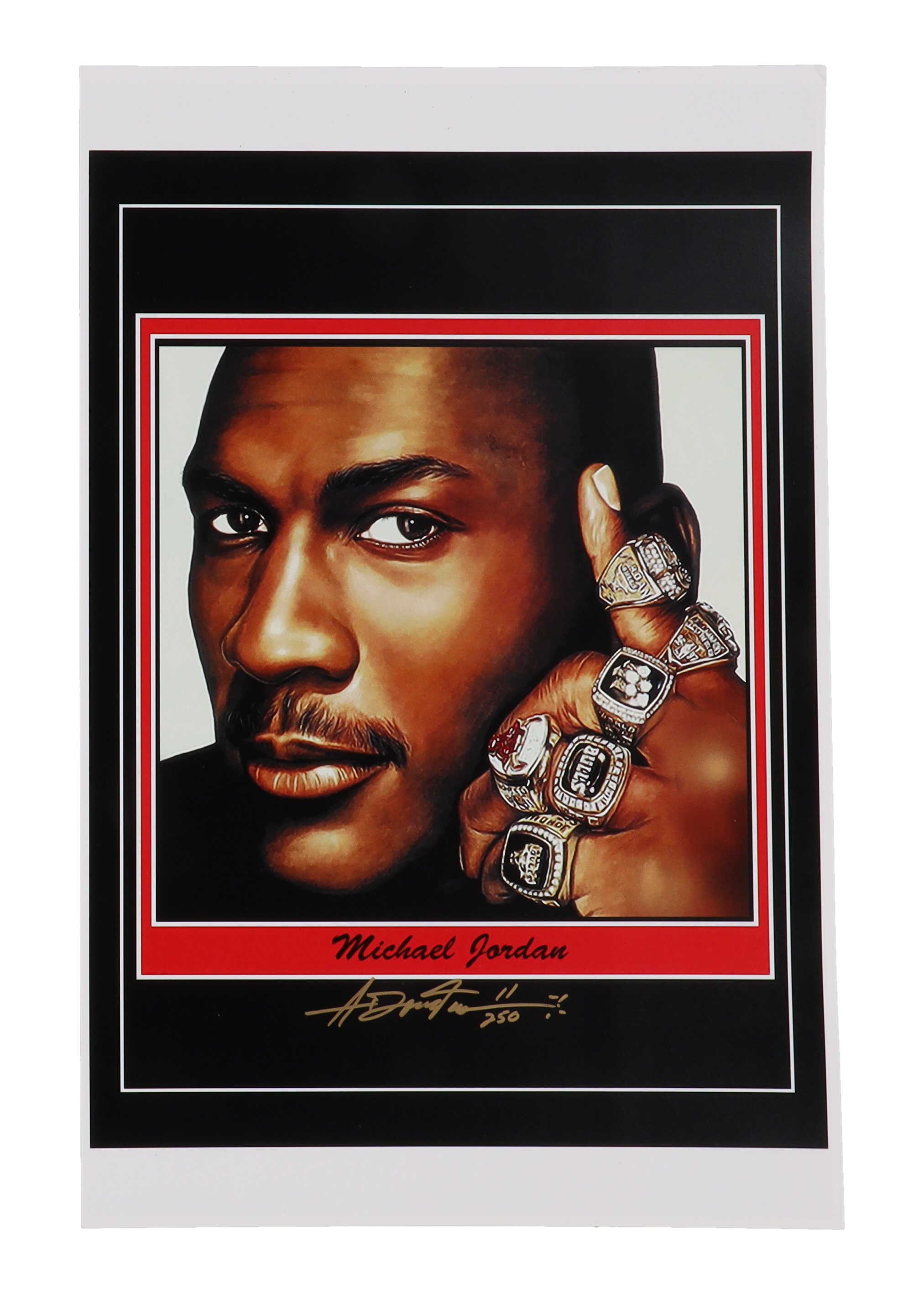 Anthony Douglas Signed LE "Michael Jordan" 11x17 Print (PA) | Pristine ...