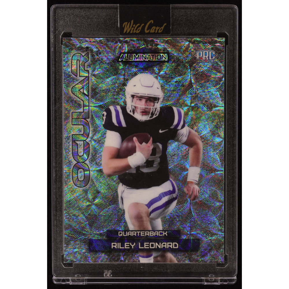 Riley Leonard 2023 Wild Card Alumination Ocular Scope #AORL RC #1/25 ...