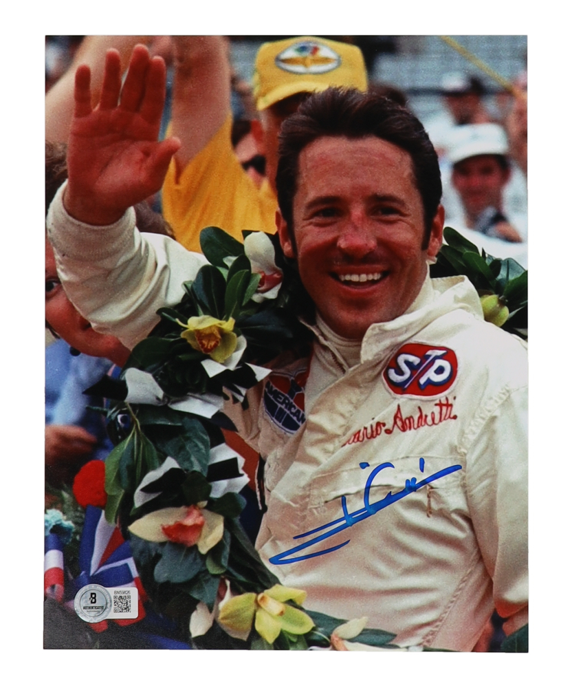 Mario Andretti Signed 8x10 Photo (Beckett) | Pristine Auction