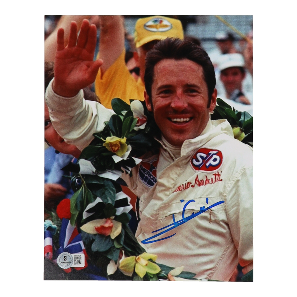 Mario Andretti Signed 8x10 Photo (Beckett) | Pristine Auction
