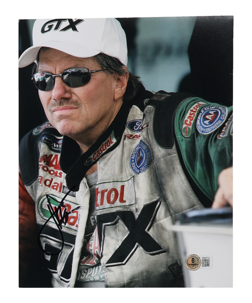 John Force Signed 8x10 Photo (Beckett) | Pristine Auction