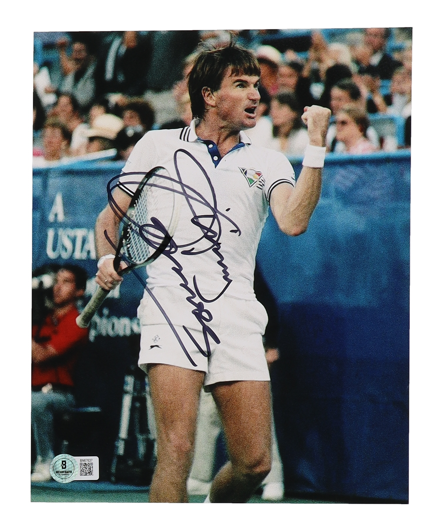 Jimy Connors Signed 8x10 Photo (Beckett) | Pristine Auction