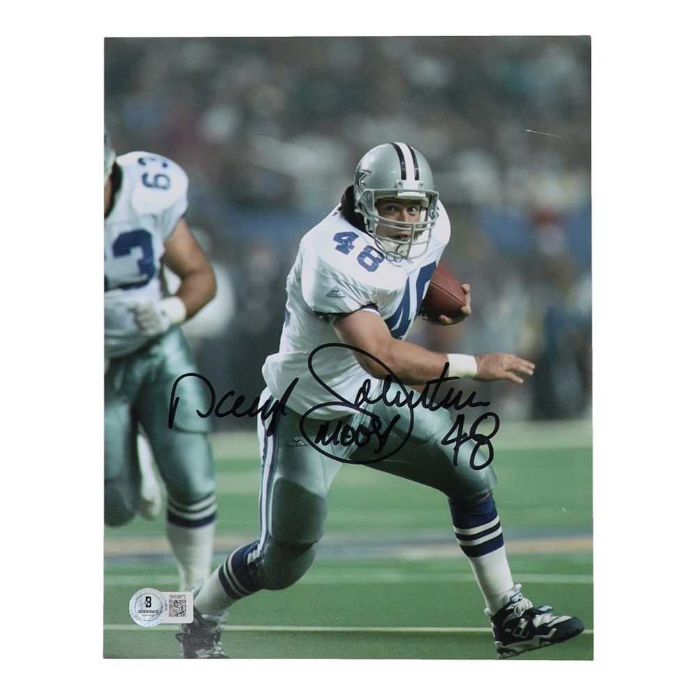 Daryl "Moose" Johnston Signed Cowboys 8x10 Photo (Beckett) | Pristine ...