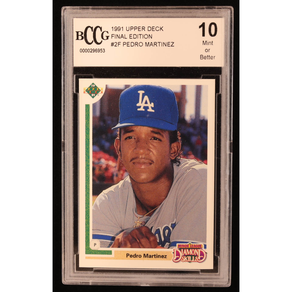 Pedro Martinez 1991 Upper Deck Final Edition #2F RC (BCCG 10 ...