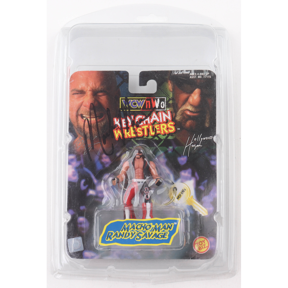 "Macho Man" Randy Savage Signed WCW Keychain Action Figure (JSA ...