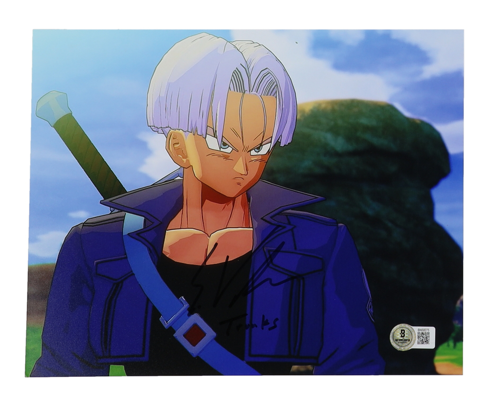 Eric Vale Signed "Dragon Ball Z" 8x10 Photo Inscribed "Trunks" (Beckett ...