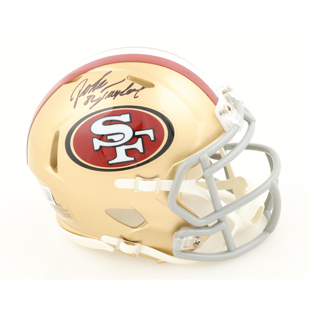 John Taylor Signed 49ers Speed Mini Helmet (Beckett) | Pristine Auction