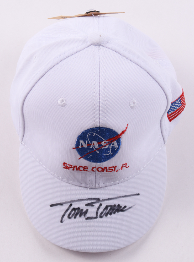 Thomas Jones Signed NASA Adjustable Hat (Beckett) | Pristine Auction