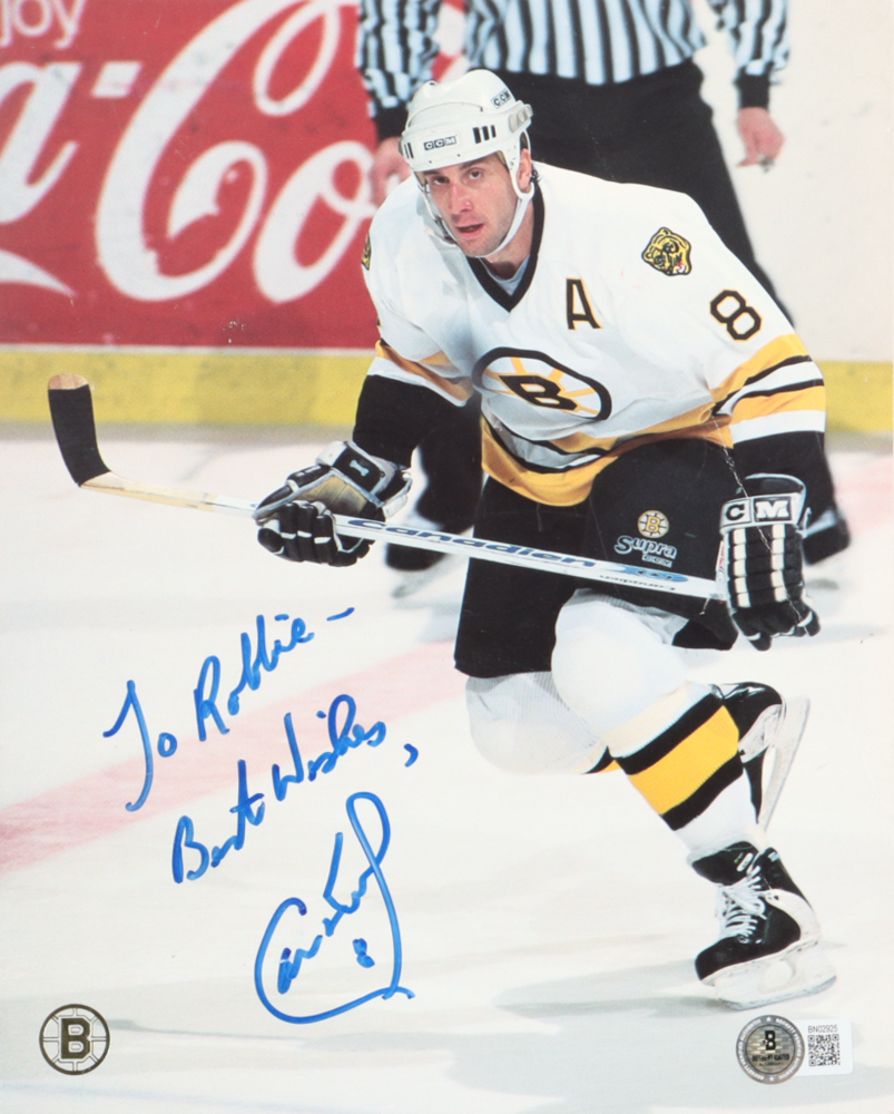 Cam Neely Signed Bruins 8x10 Photo Inscribed "To Robbie-Best Wishes ...