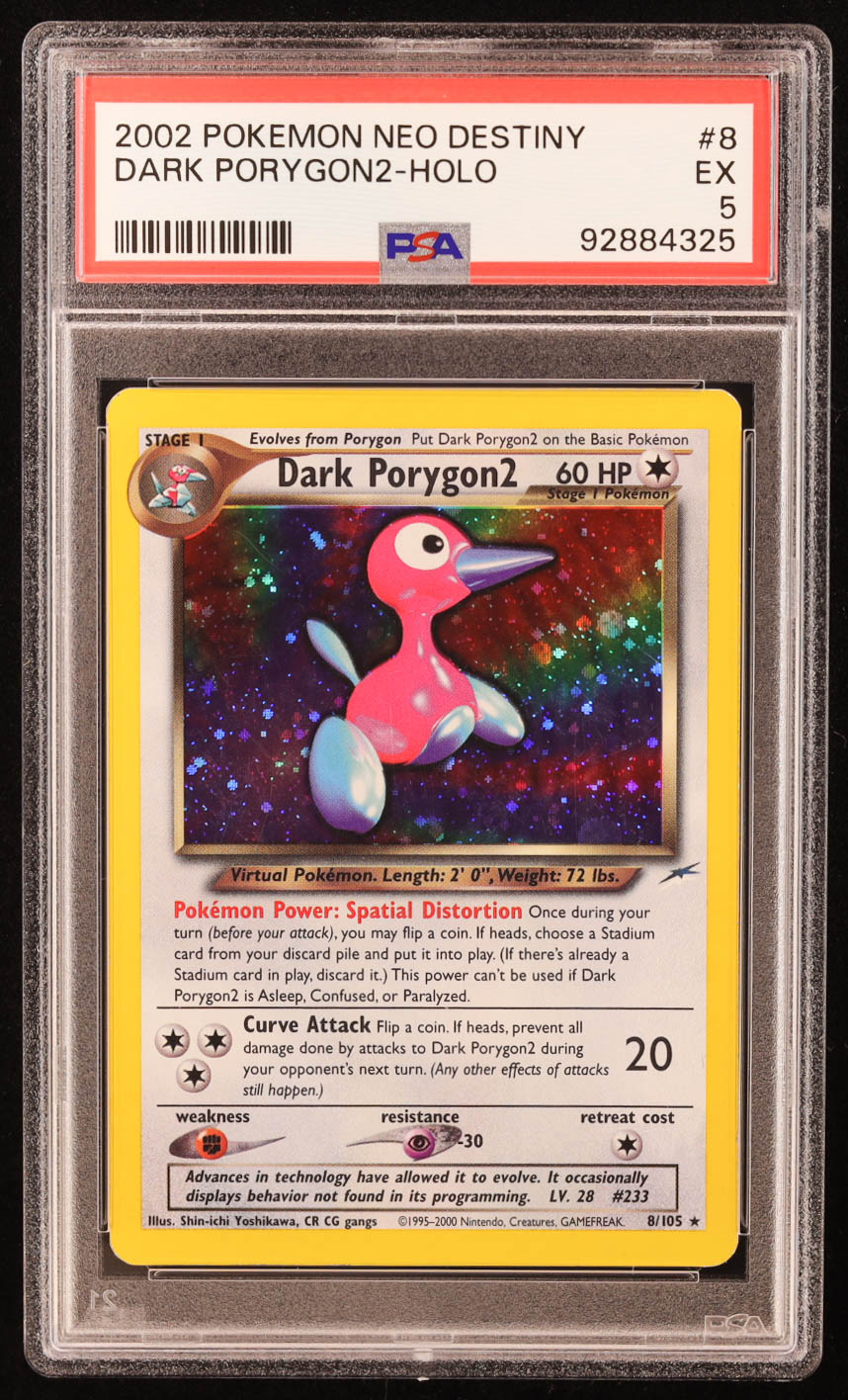 Dark Porygon2 2002 Pokemon Neo Destiny #8 Holo (PSA 5) | Pristine Auction