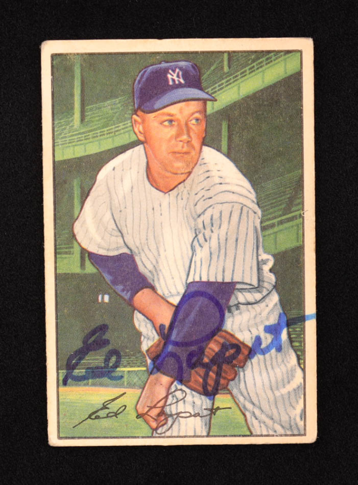 Ed Lopat Signed 1952 Bowman #17 (Beckett) | Pristine Auction