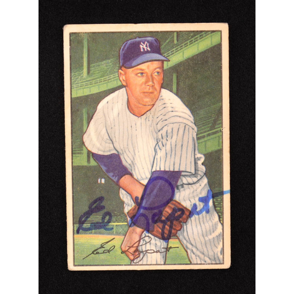 Ed Lopat Signed 1952 Bowman #17 (Beckett) | Pristine Auction