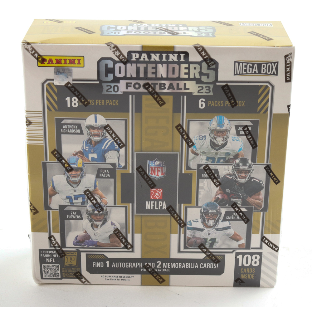 2023 Panini Contenders Football Mega Box With (6) Packs | Pristine Auction