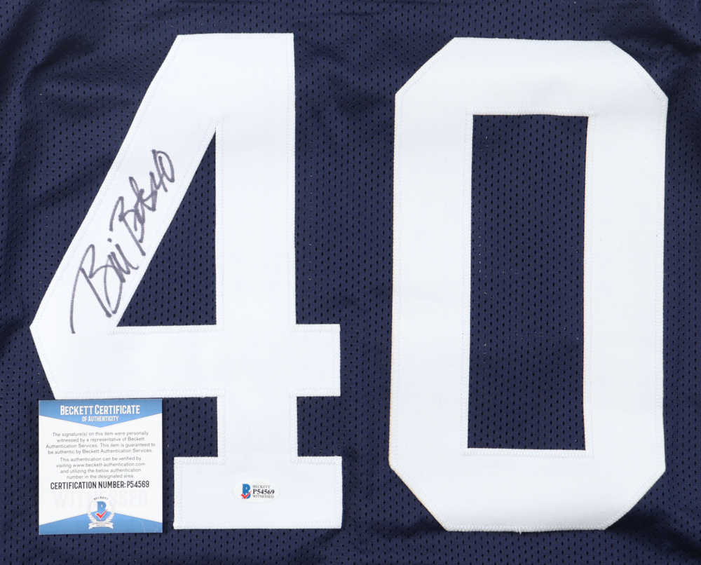 Bill Bates Signed Jersey (Beckett) | Pristine Auction