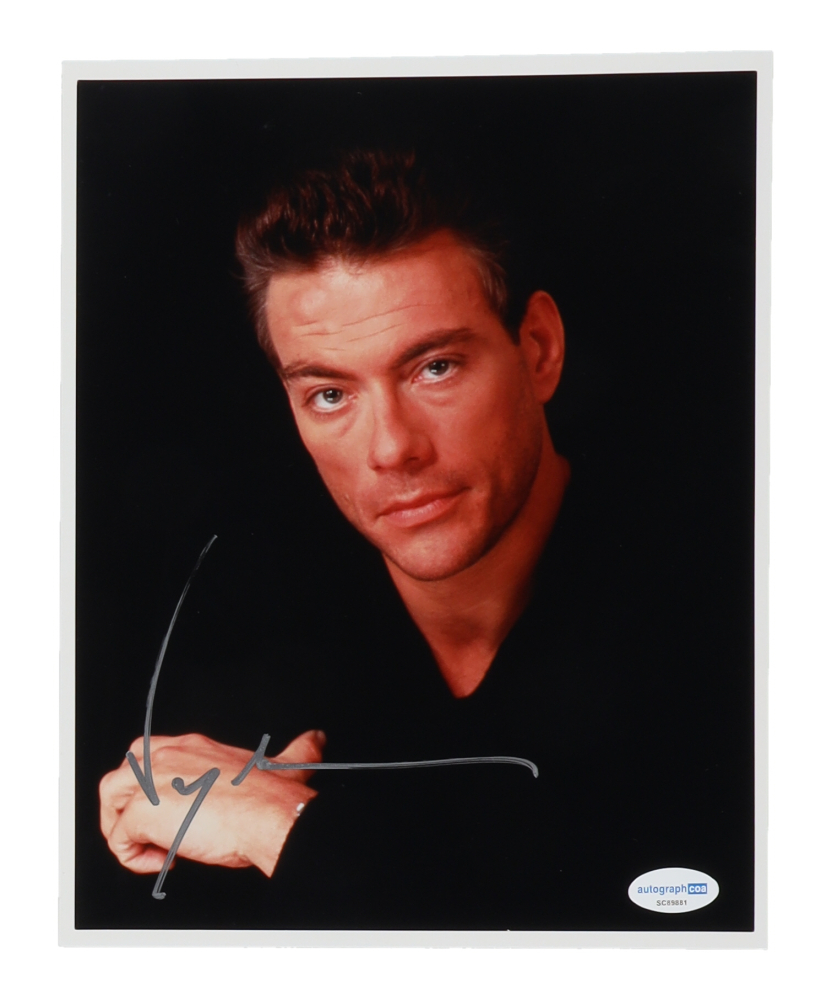Jean-Claude Van Damme Signed 8x10 Photo (AutographCOA) | Pristine Auction