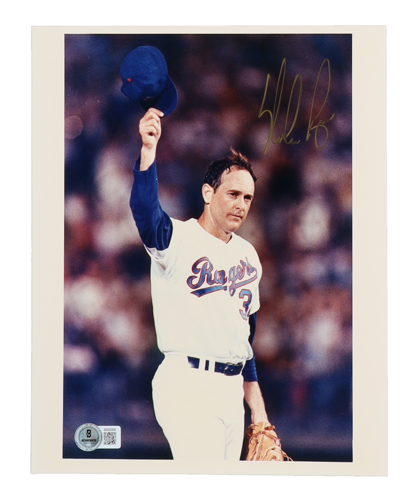 Nolan Ryan Signed Rangers 8x10 Photo (Beckett) | Pristine Auction