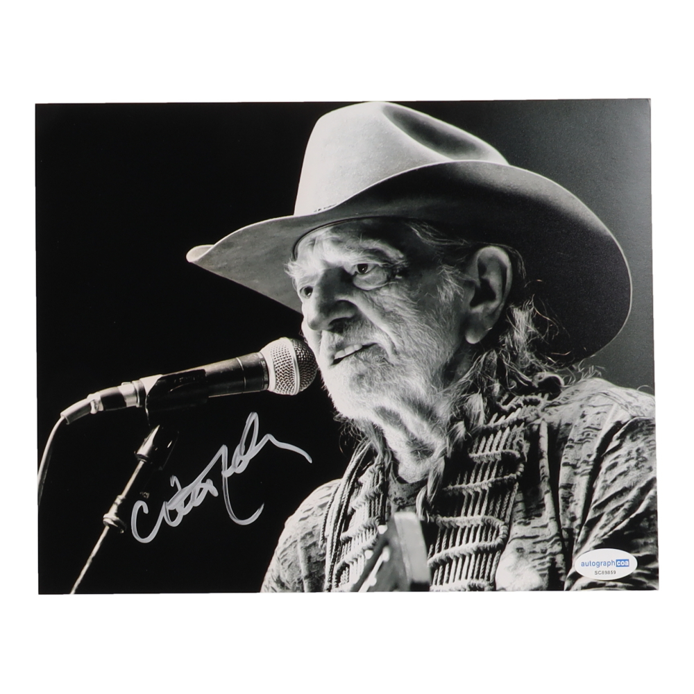 Willie Nelson Signed 8x10 Photo (AutographCOA) | Pristine Auction