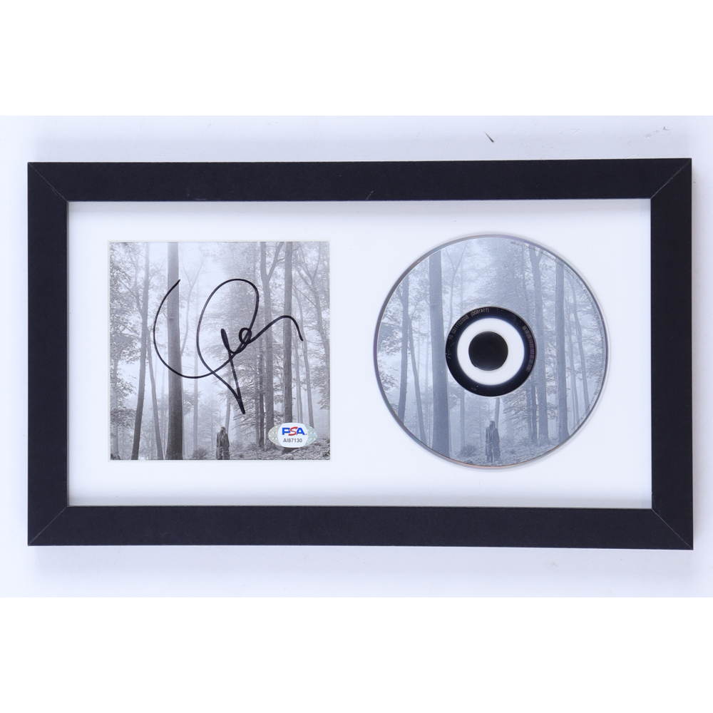 Taylor Swift Signed Custom Framed "Folklore" CD Album Insert Display ...