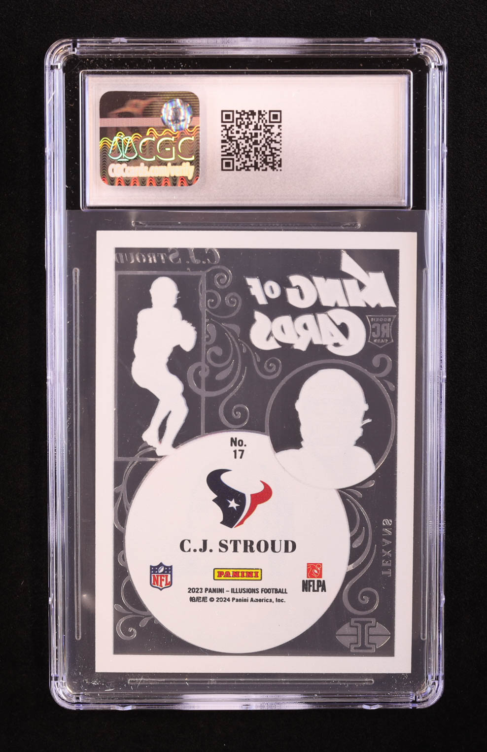 CJ Stroud 2023 Panini Illusions King of Cards #17 RC (CGC 10 ...