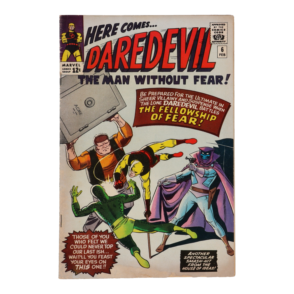 1965 "Daredevil" Issue #6 Marvel Comic Book | Pristine Auction