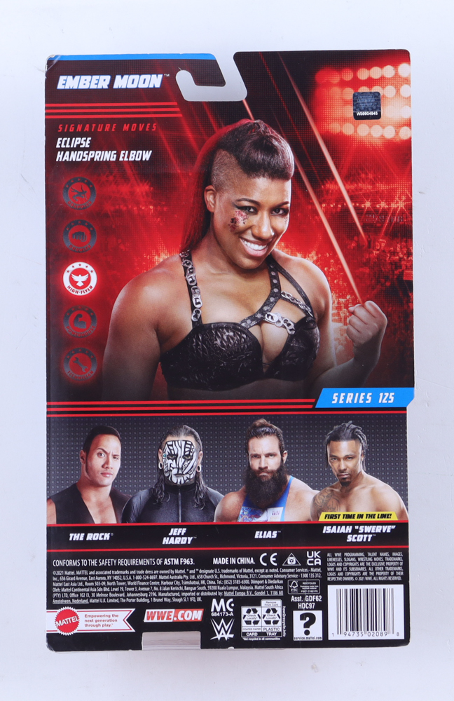 Ember Moon Signed WWE Action Figure Inscribed "NXT Champ" (JSA ...