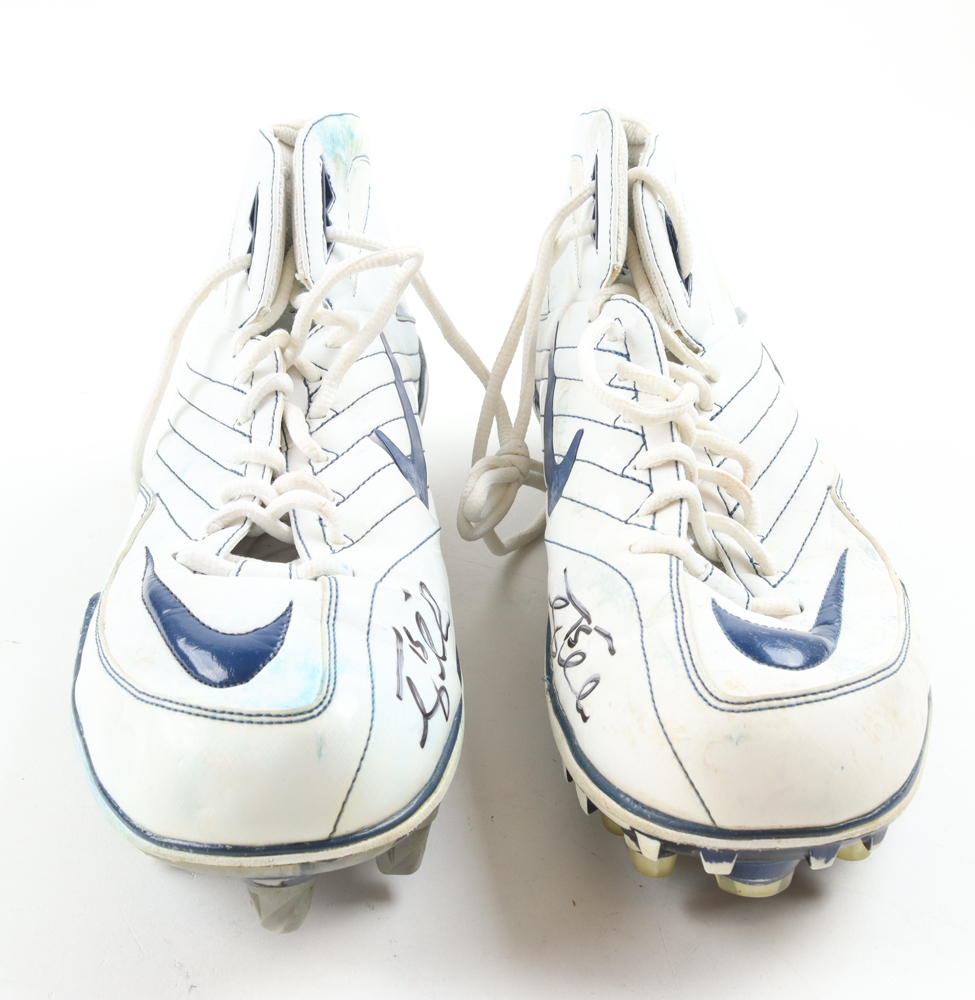 Tim Tebow Signed Personally Owned & Worn Pair Of Nike Football Cleats ...
