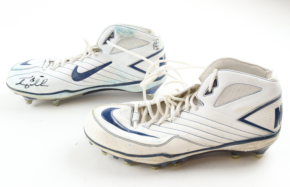Tim Tebow Signed Personally Owned & Worn Pair Of Nike Football Cleats ...