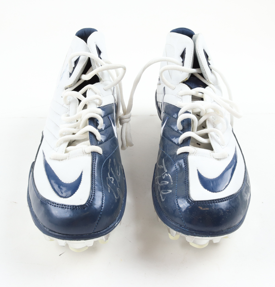 Tim Tebow Signed Personally Owned & Worn Pair Of Nike Football Cleats ...