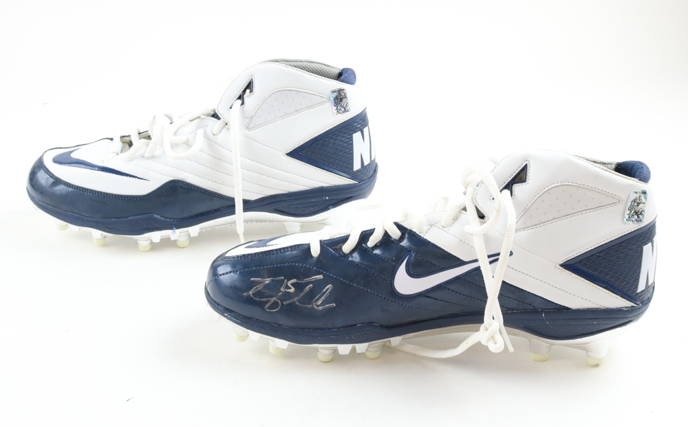 Tim Tebow Signed Personally Owned & Worn Pair Of Nike Football Cleats ...