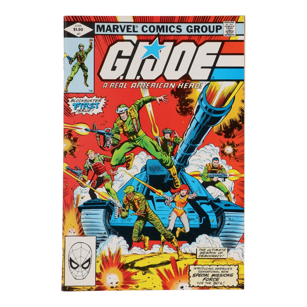 1982 "G.I. Joe: A Real American Hero" Issue #1 Marvel Comic Book ...