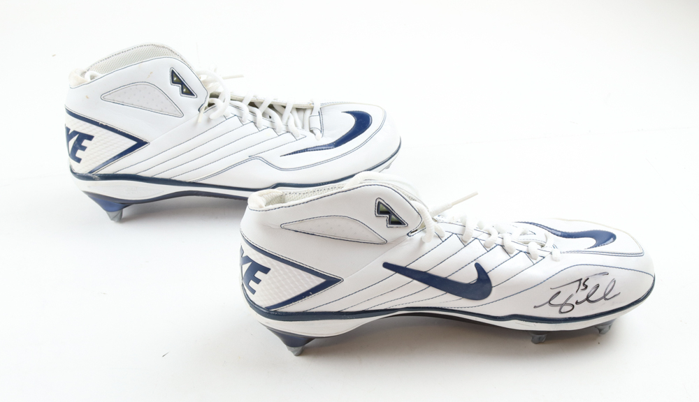 Tim Tebow Signed Personally Owned & Worn Pair Of Nike Football Cleats ...