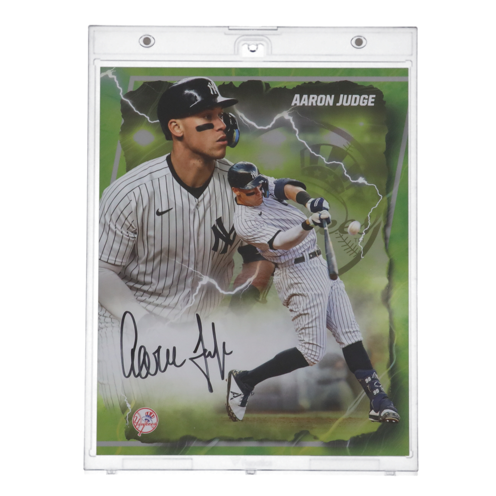 Aaron Judge Signed LE Yankees 8x10 Emanate Styalized Photo with Carry ...