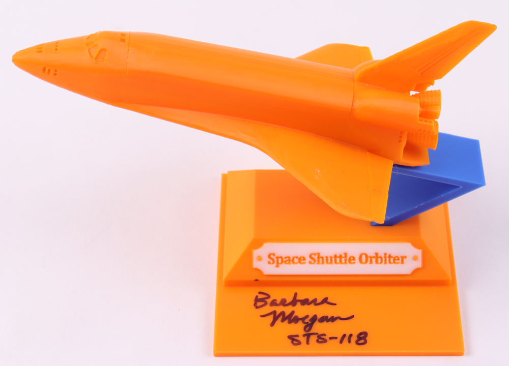 Barbara Morgan Signed NASA 3D-Printed Rocket Inscribed "STS-118" (Beckett) | Pristine Auction